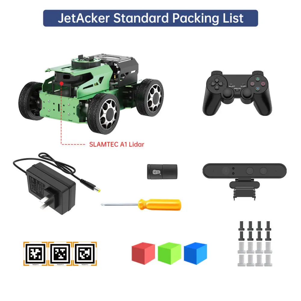 JetAcker ROS Education Robot Car with Ackerman Structure Support SLAM ...