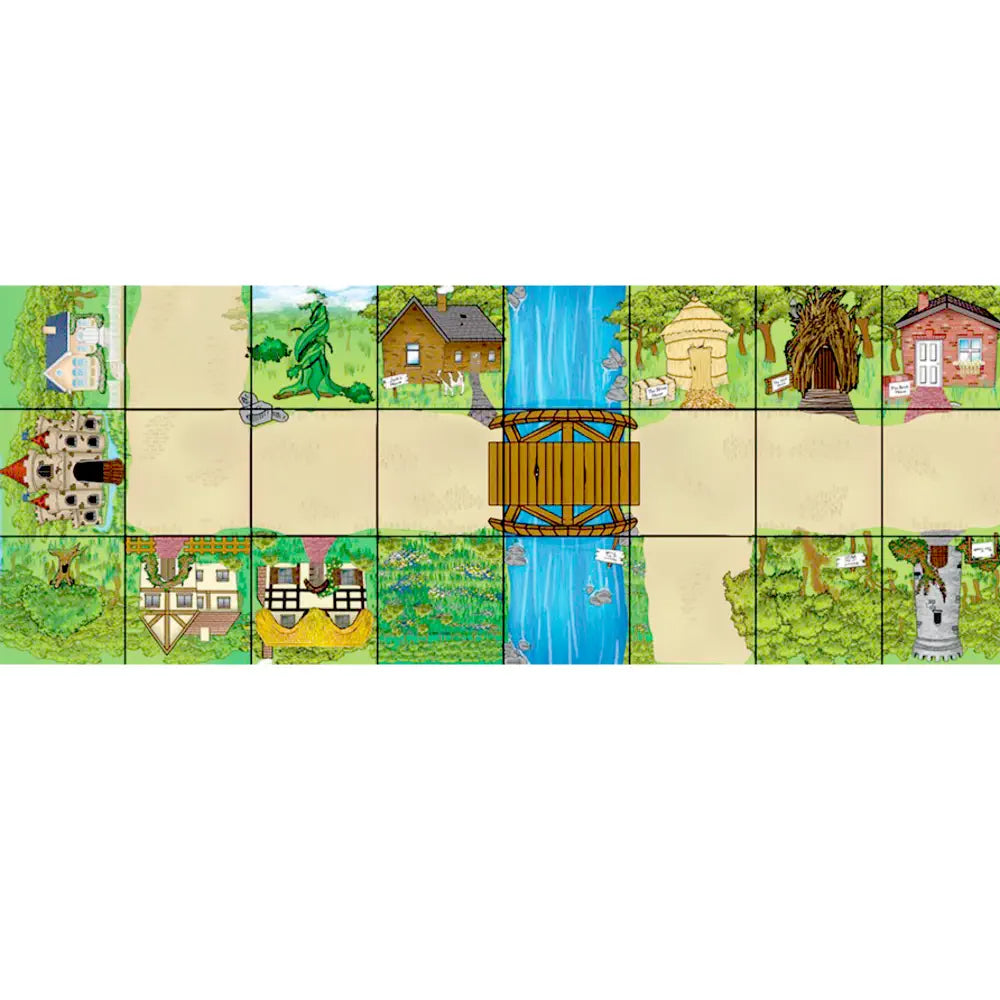 TTS Bee Bot & Blue Bot Fairytale Mat - RobotShop