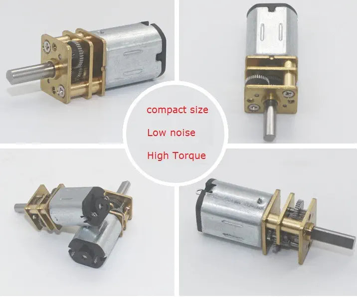 3V 100:1 Micro Metal Gearmotor, 77rpm - RobotShop