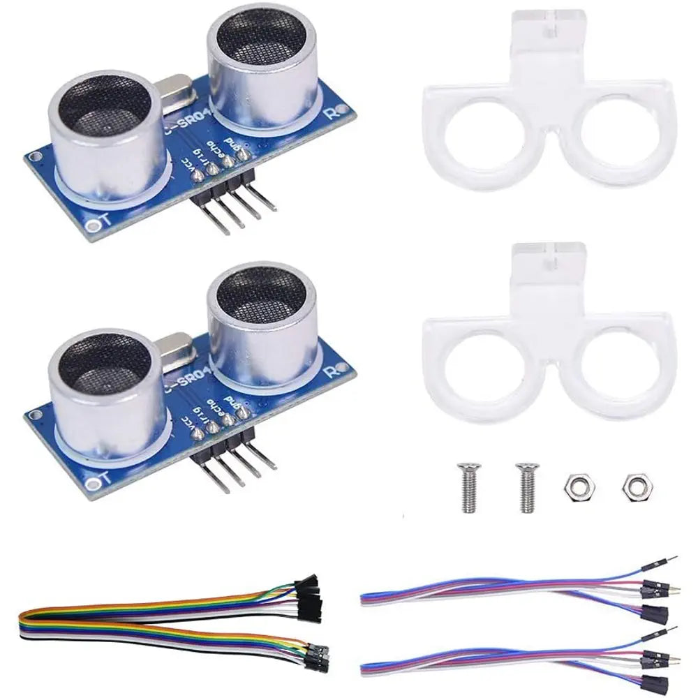 2pcs Ultrasonic Module Distance Sensor with 2pcs Mounting Bracket for ...