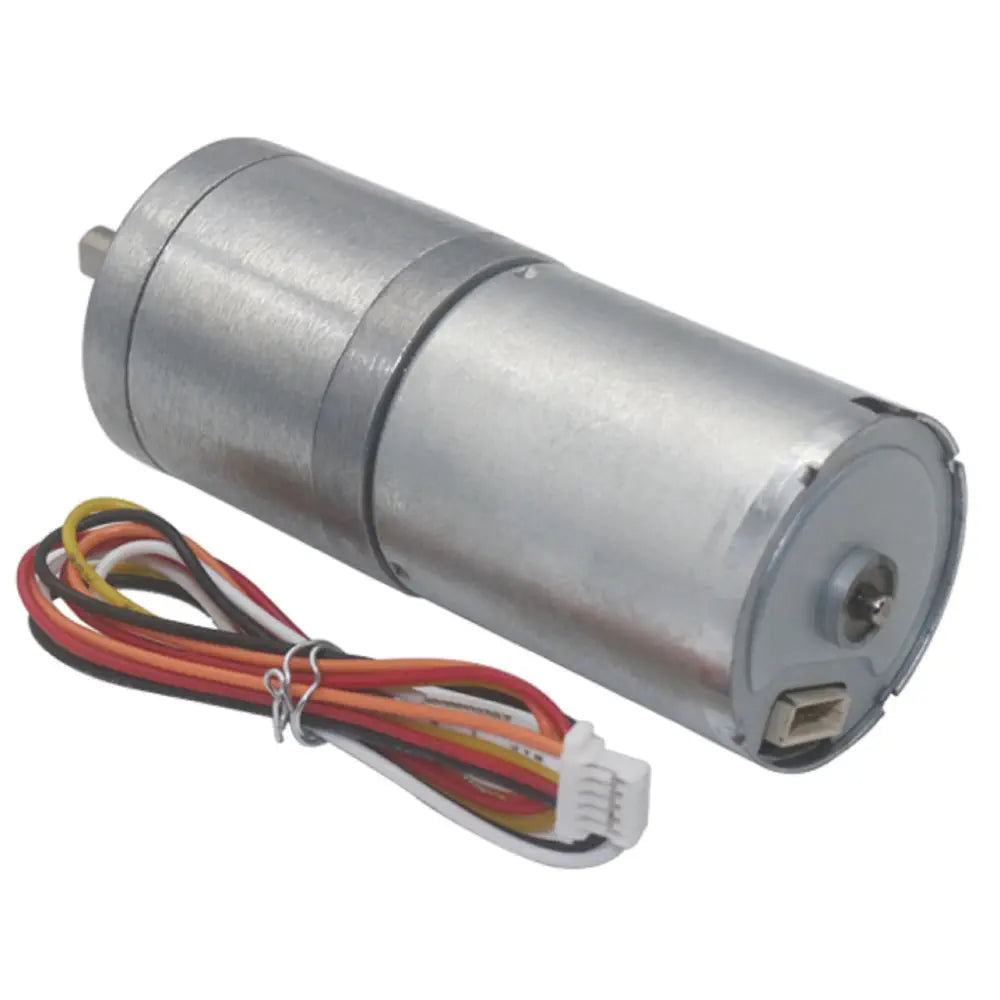 DC Gearhead Brushless Motor 25mm, 12V, 300 RPM - RobotShop