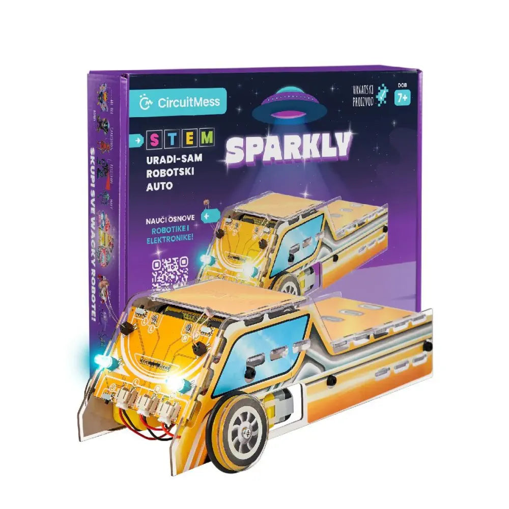 CircuitMess STEM Adventure - Sparkly Robot Car, DIY Robot Car ...
