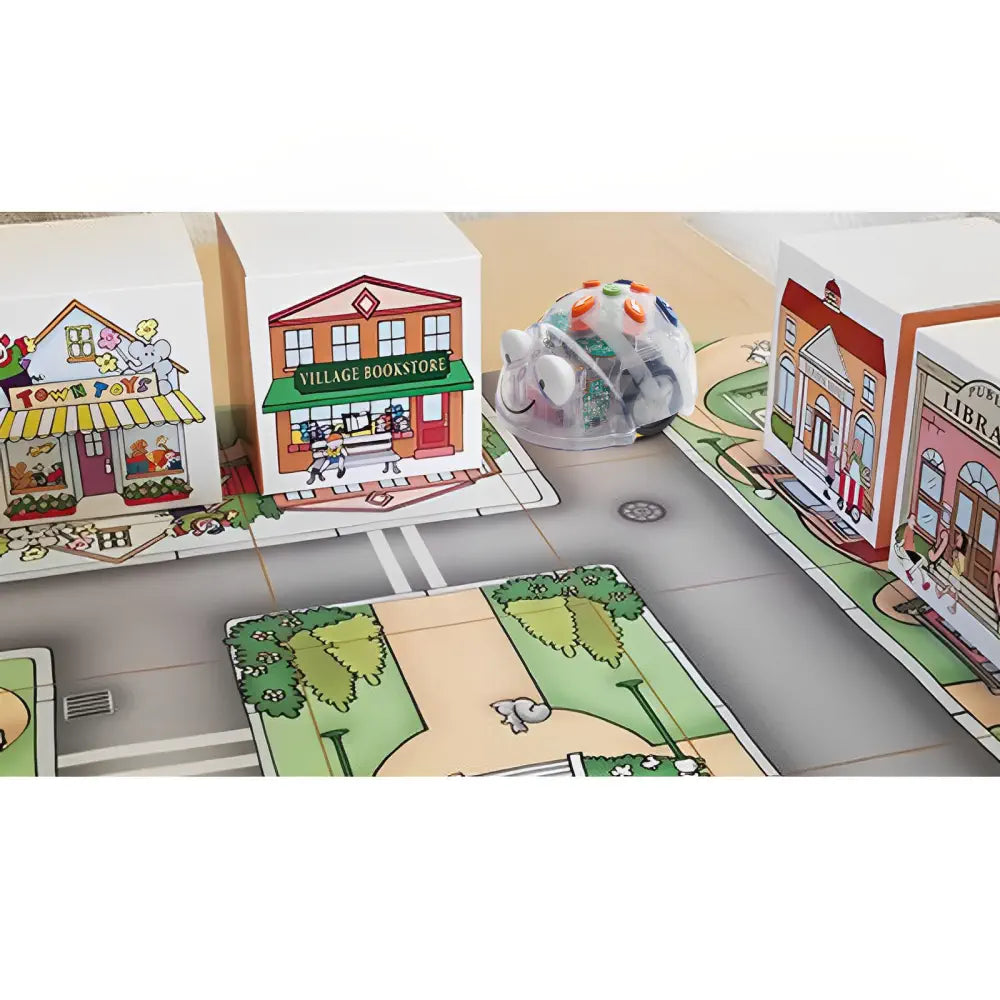 TTS Blue-Bot Programmable Robot with 3D Community Construction Kit ...