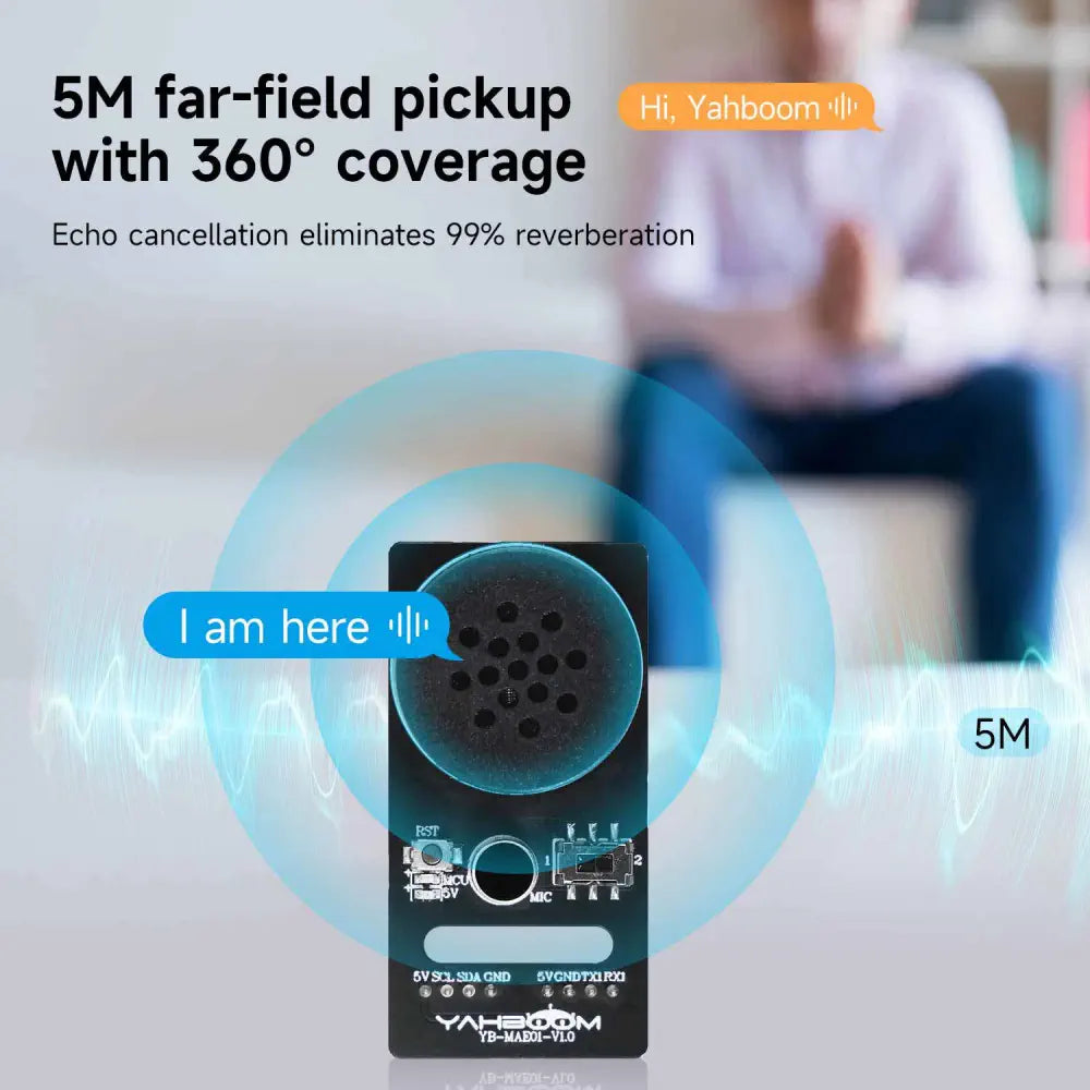 Yahboom Intelligent Voice Interaction Module supports custom command ...