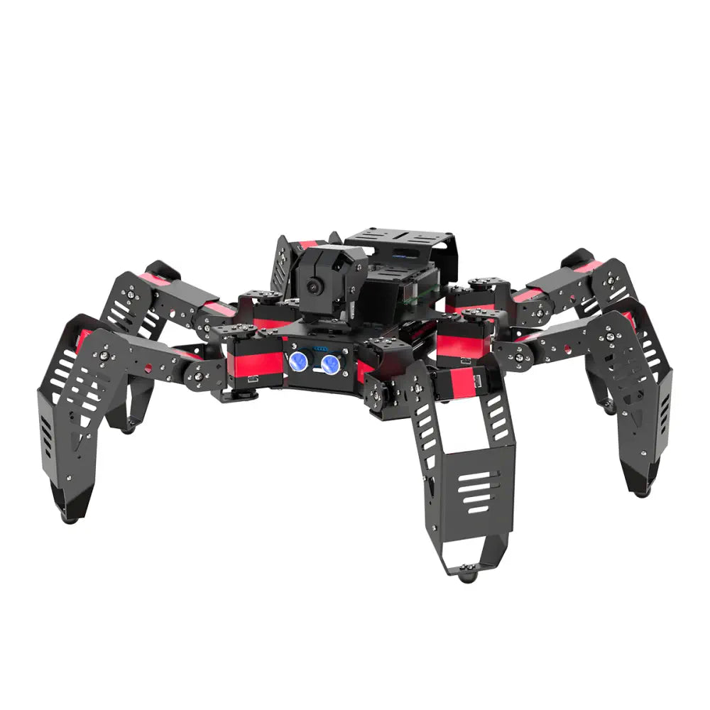 Hiwonder SpiderPi AI Intelligent Visual Hexapod Robot Powered by Raspberry Pi 5 (Advanced Kit ...