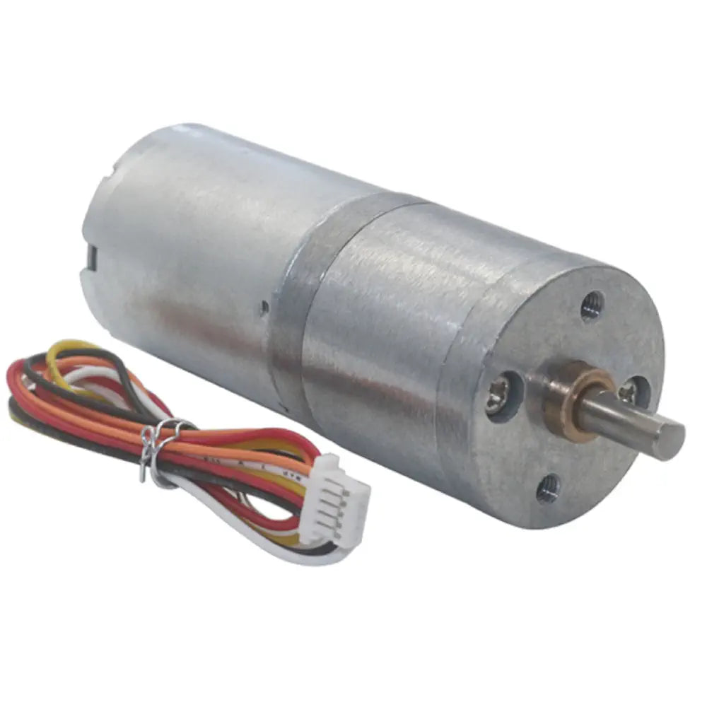 DC Gearhead Brushless Motor 25mm, 12V, 60 RPM - RobotShop