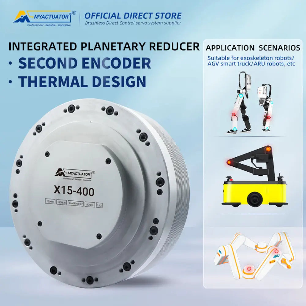 X15-400 High Torque with High Power Humanoid Robot and AGV Smart Car DC ...