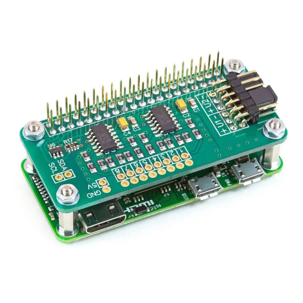 8 Channel 17-bit Analog to Digital Converter for Raspberry Pi Zero ...