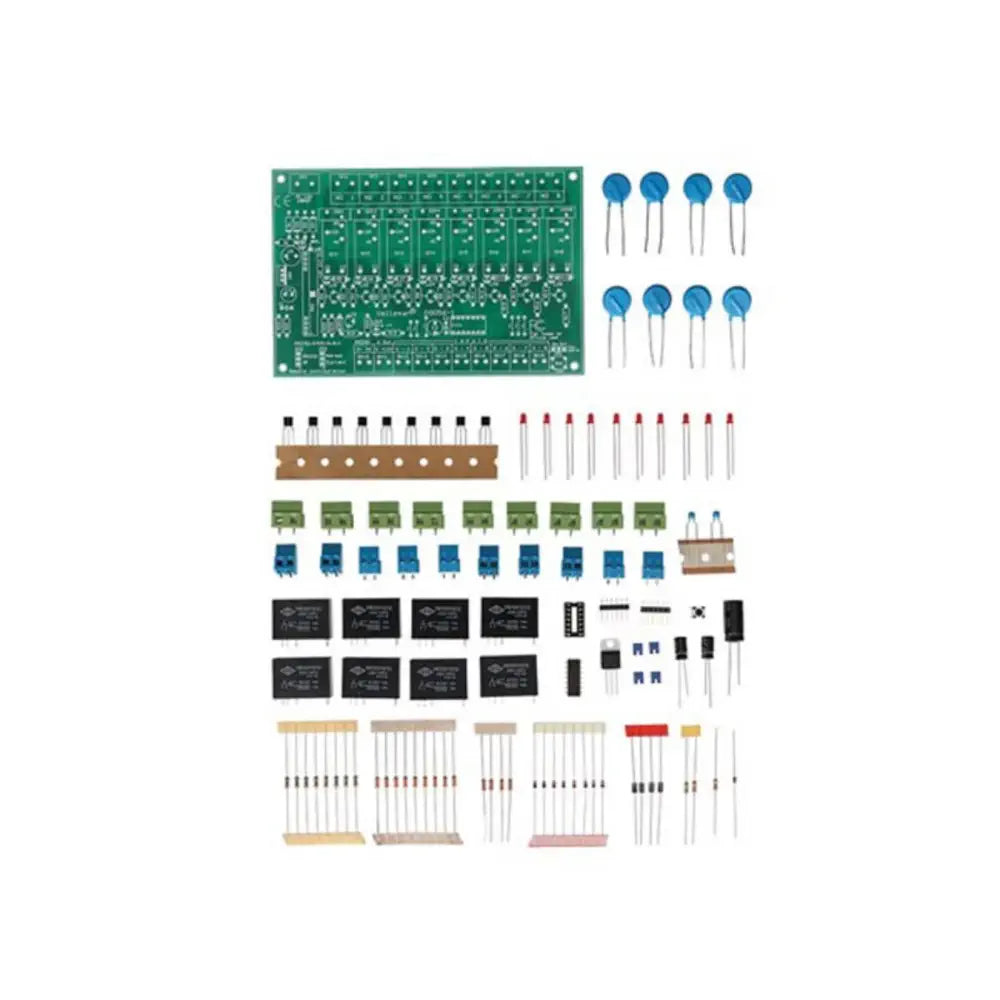 8-Channel Relay Card - RobotShop