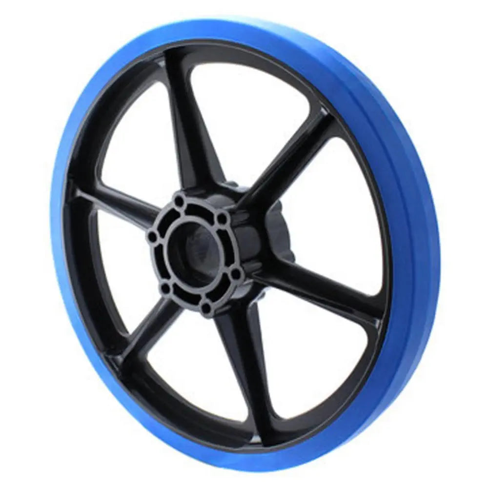 8-Inch SmoothGrip Wheel 50A (Blue) - RobotShop