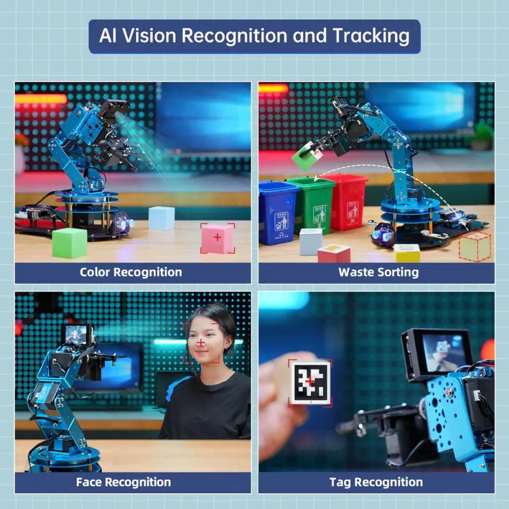 Hiwonder LeArm AI Desktop Robot Arm with AI Vision & Voice Interaction ...