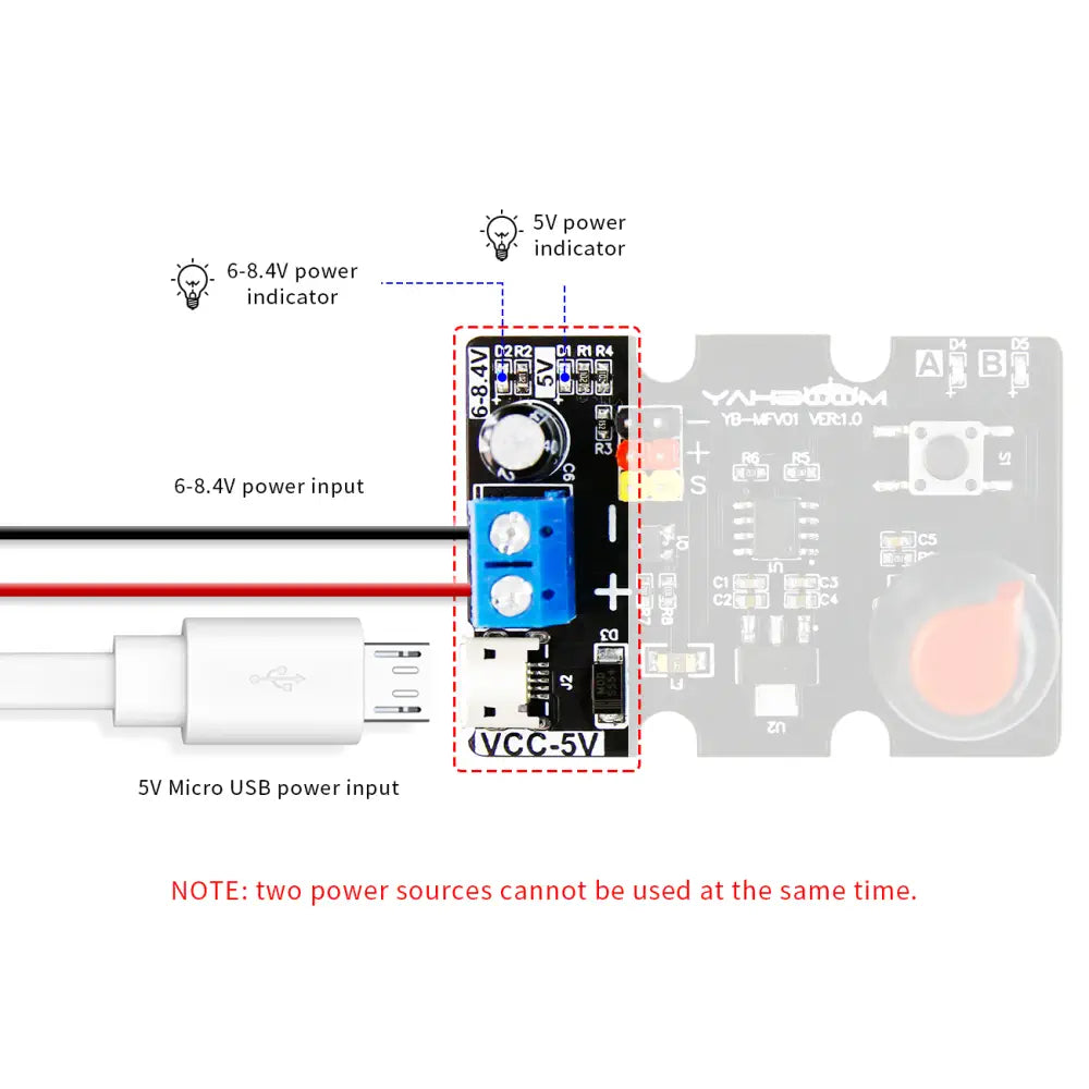 Yahboom Single Channel Dual PWM Servo Control Debugging Board for DIY ...