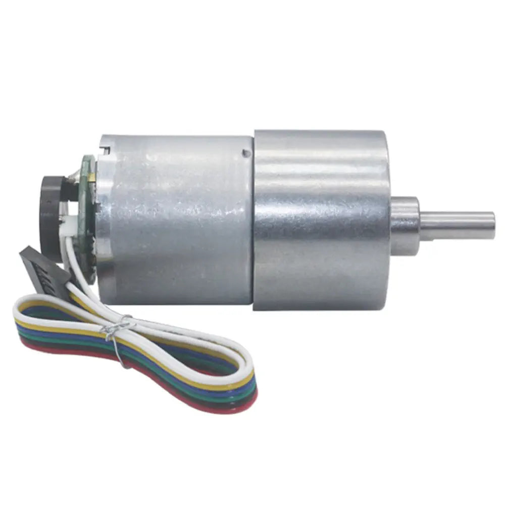 GM37 Geared Motor w/ Encoder - 24V 1600RPM - RobotShop