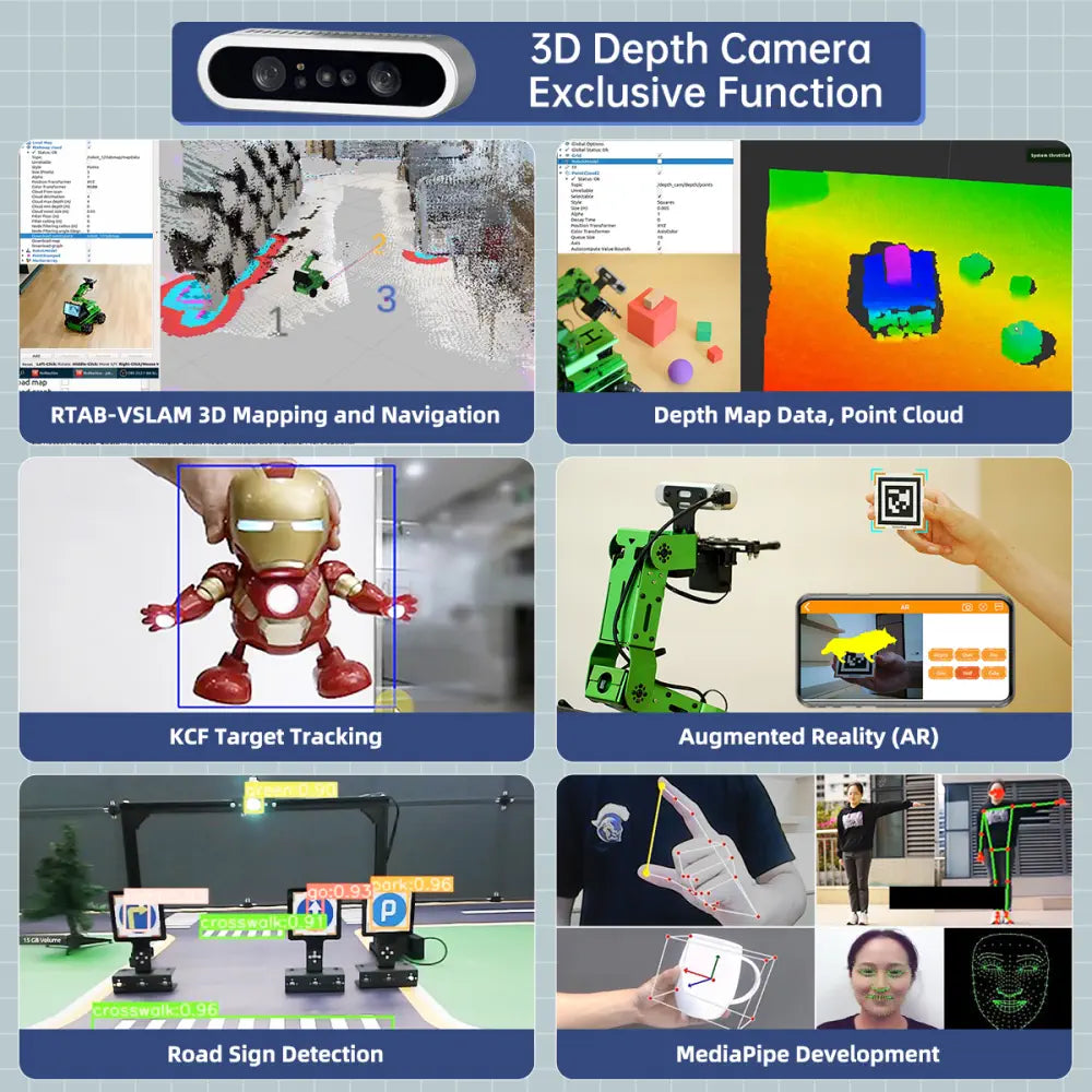 JetRover ROS Robot Car with Vision Robotic Arm Powered by Jetson Nano ...