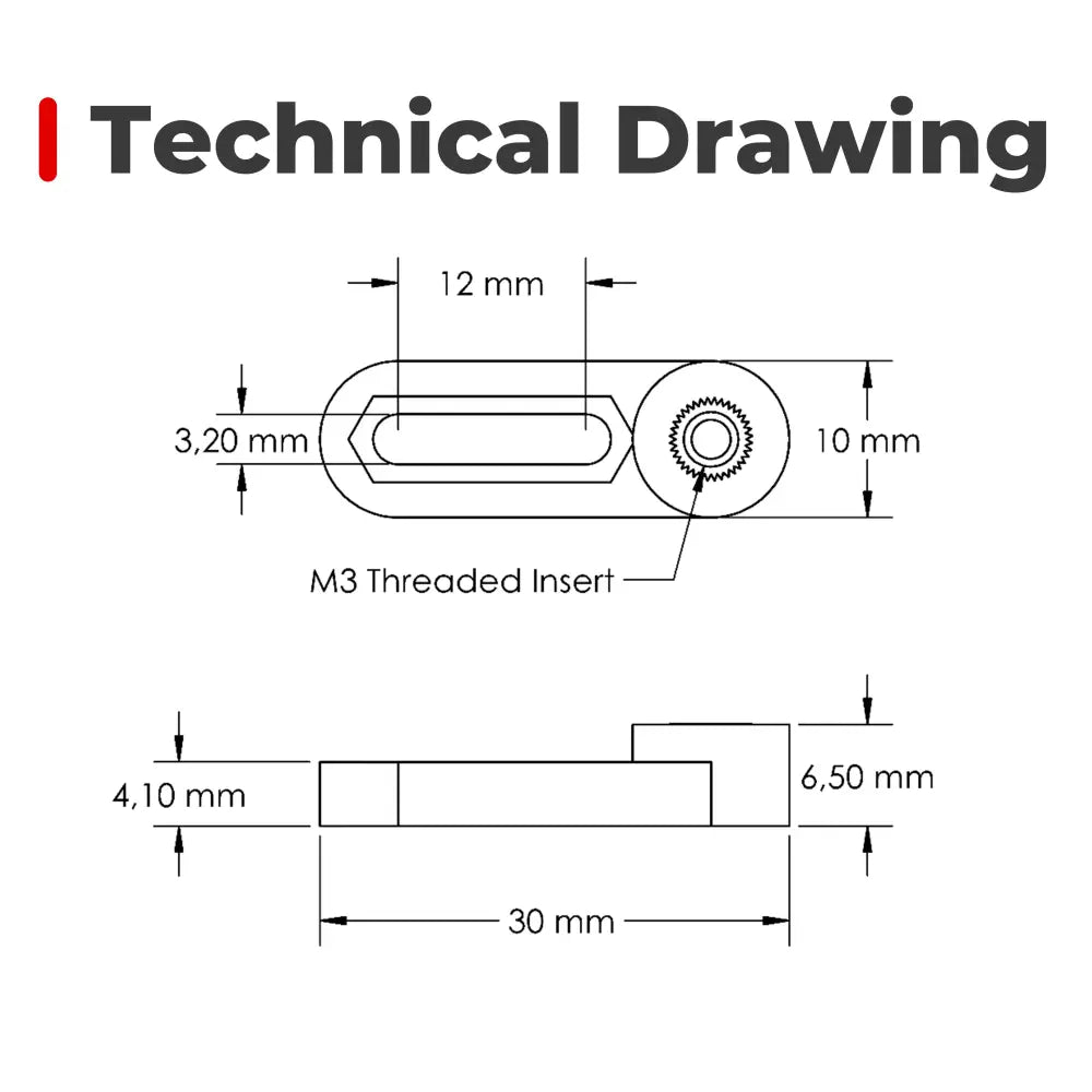 Slot Joint M3 Package - RobotShop
