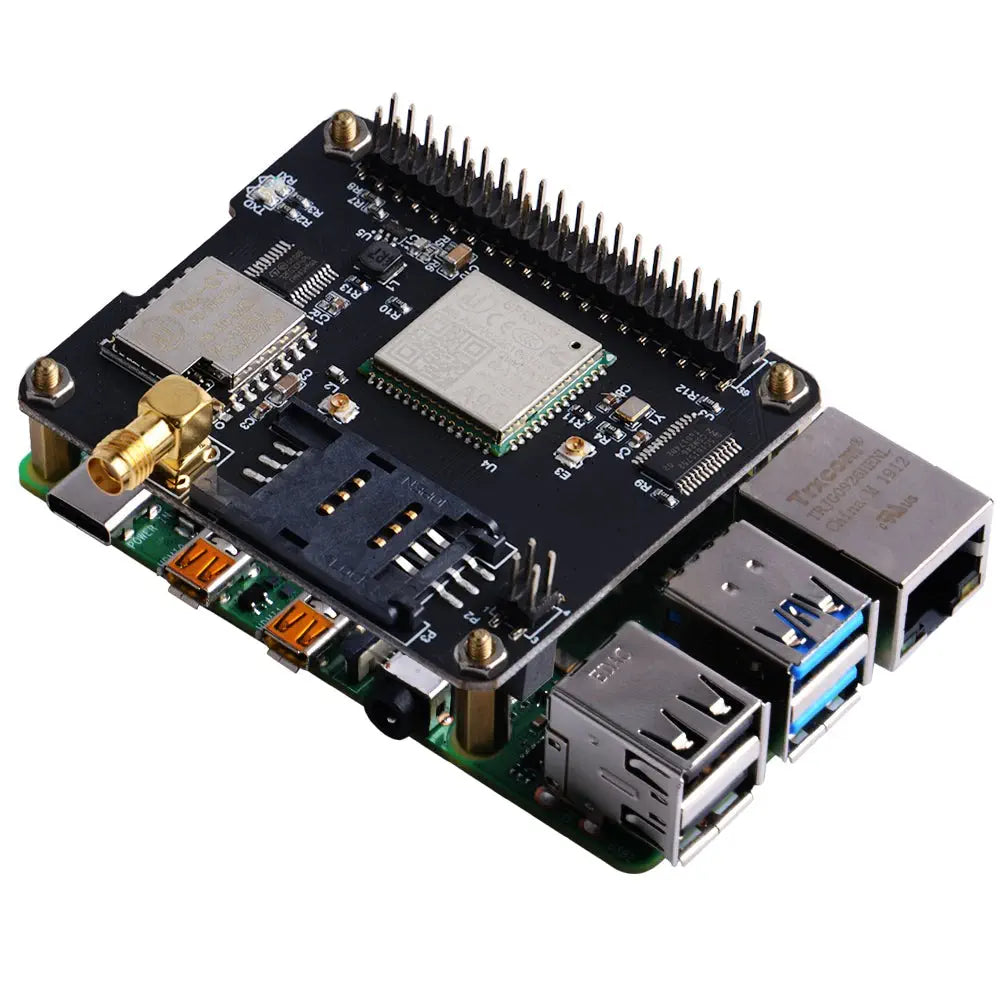 Docker Pi IoT Node(A) w/ GPS, BDS, GSM, & LoRa Compatibility for ...