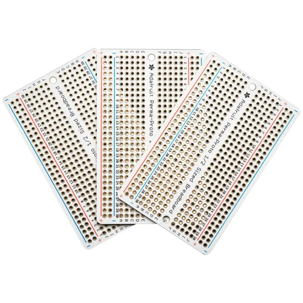 Protoboard PCB de Mitad de Tamaño Perma-Proto de Adafruit (3 piezas ...