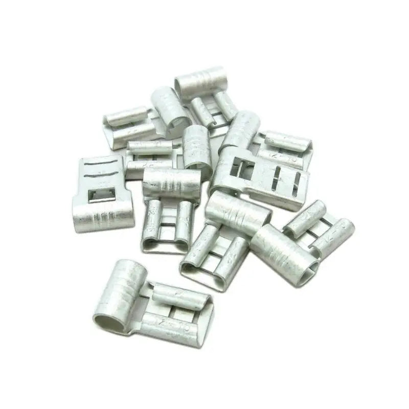 AndyMark 10-12 AWG Non-Insulated Flag Terminal Qty. 10 - RobotShop