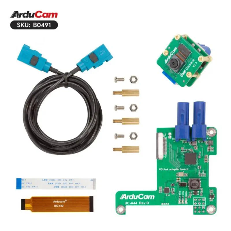 Arducam IMX219 V3Link FPD-Link SerDes Camera Kit for Raspberry Pi ...
