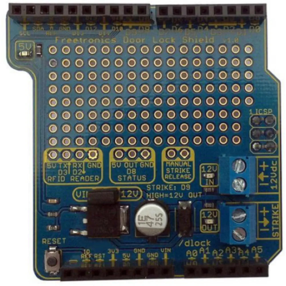 Arduino RFID Door Lock Shield - RobotShop