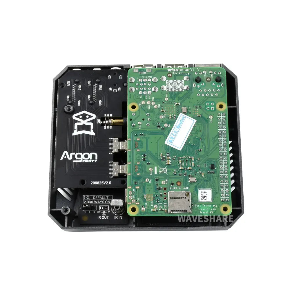 Argon 1 Case for Raspberry Pi 4 w/ Safe Power Button - RobotShop