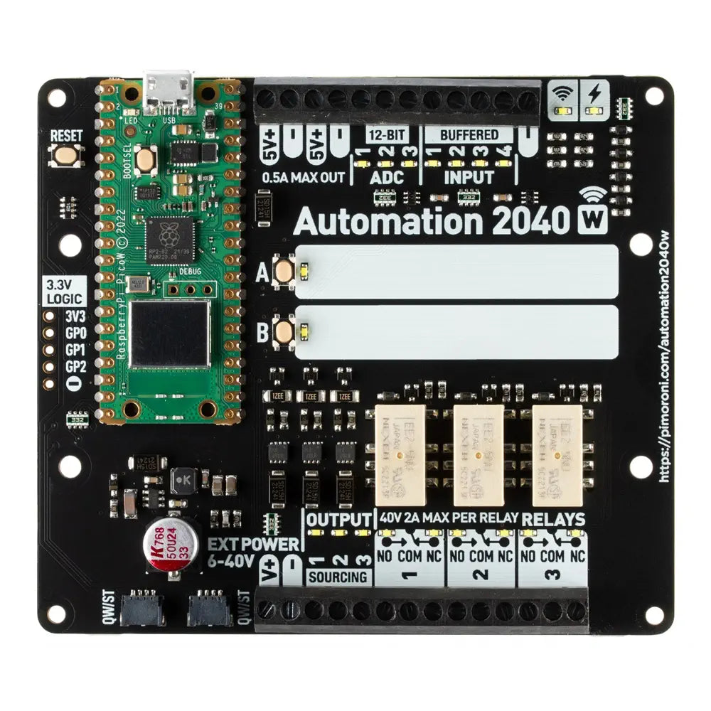 Automation 2040 W (Pico W Aboard) - RobotShop