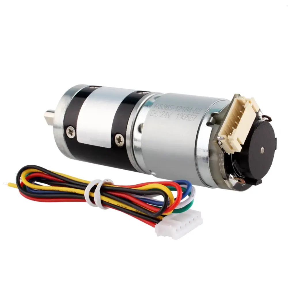 28mm Planetary Gear Motor w/Encoder 24V - 90RPM - RobotShop