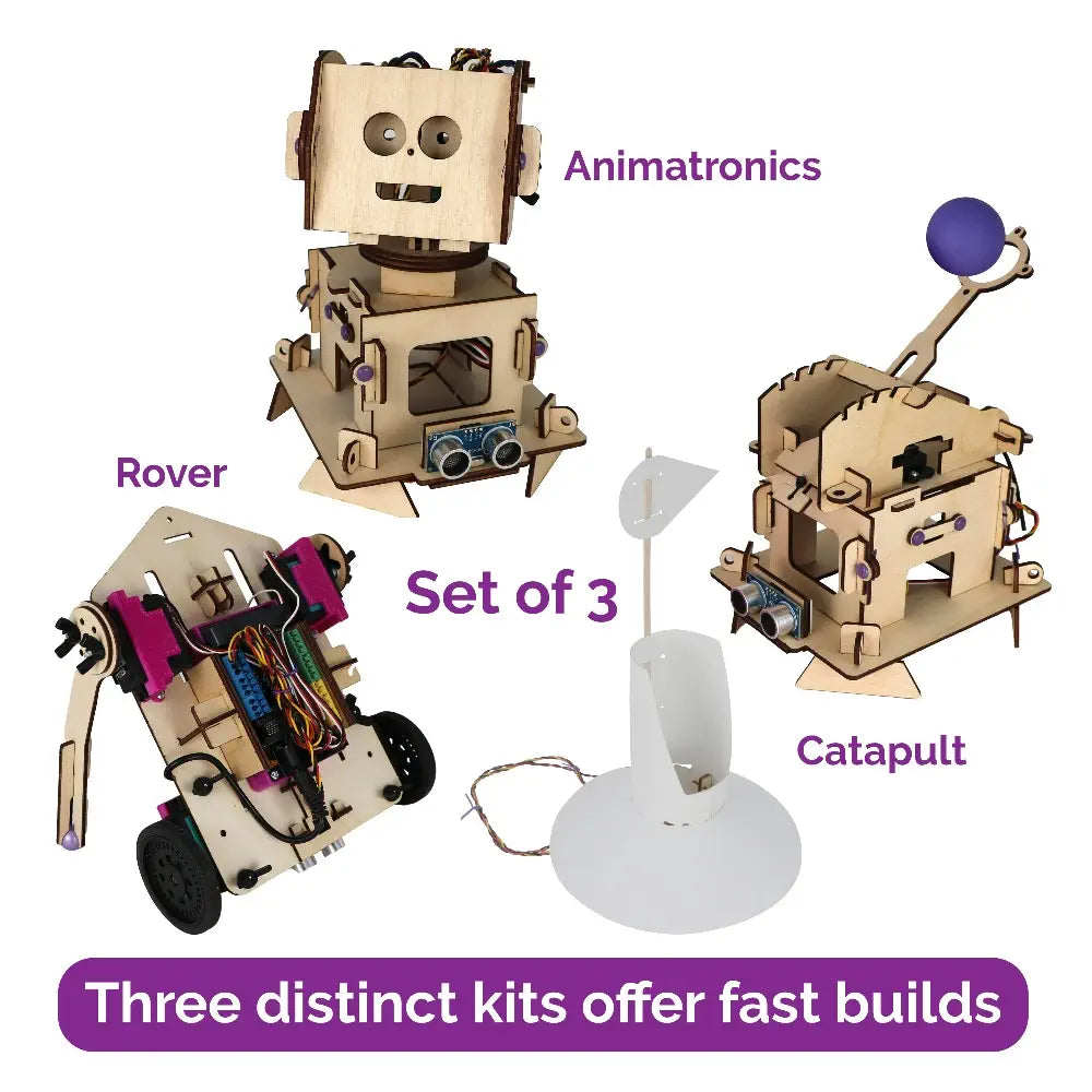 BirdBrain Hummingbird Project Pack (Animatronics, Rover, Catapult ...