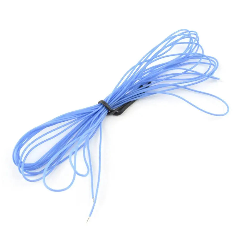 Blue Silicon Wire AWG30 (3m) - RobotShop