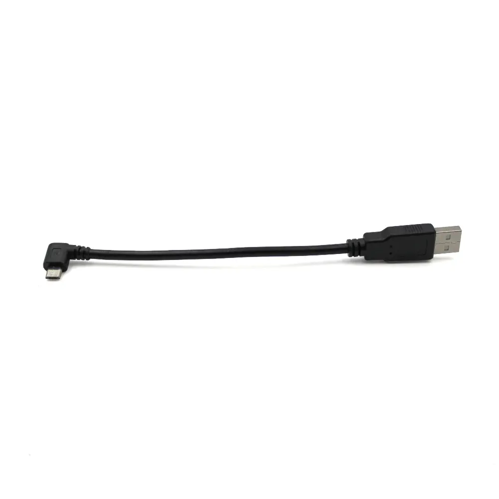 BlueRobotics Micro-USB to USB-A Cable (6" Left Angle) - RobotShop