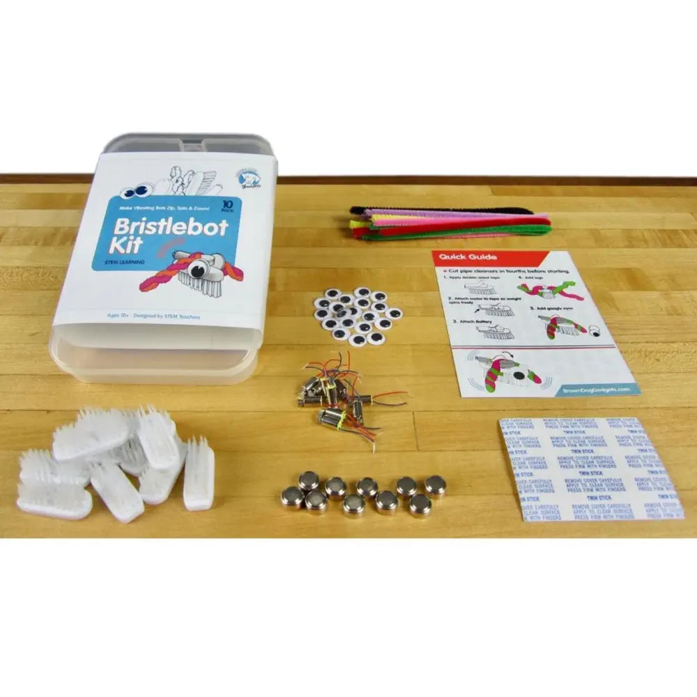 Bristlebot Kit (10pk) - RobotShop
