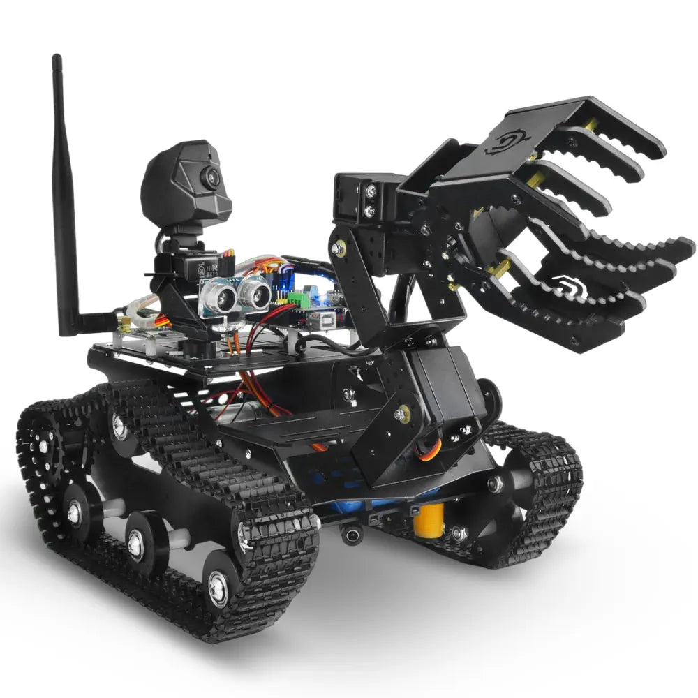 Smart Robot Car Kit with Robotic Arm HD Camera for Mega 2560, Utility ...