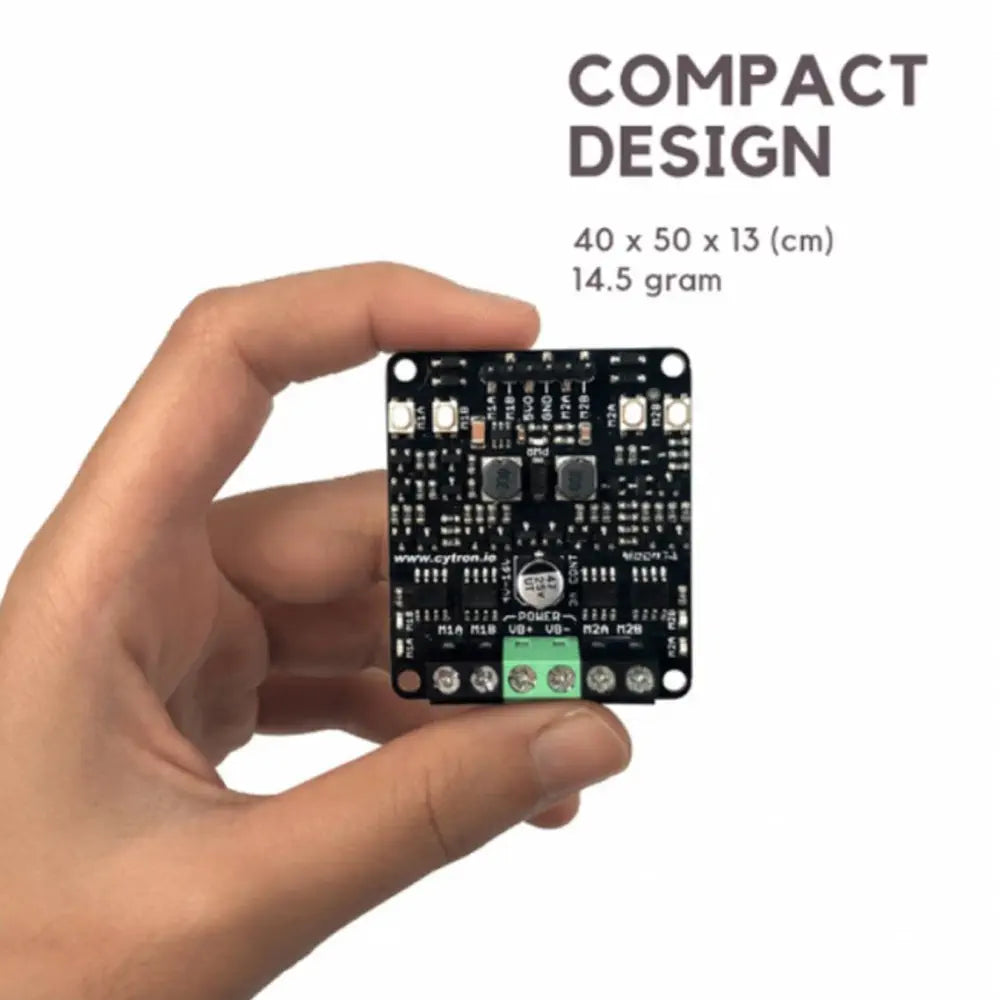Cytron 3A 4-16V Dual Channel DC Motor Driver - RobotShop