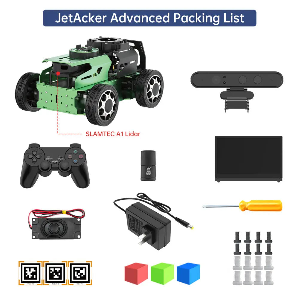 JetAcker ROS Education Robot Car with Ackerman Structure Support SLAM ...