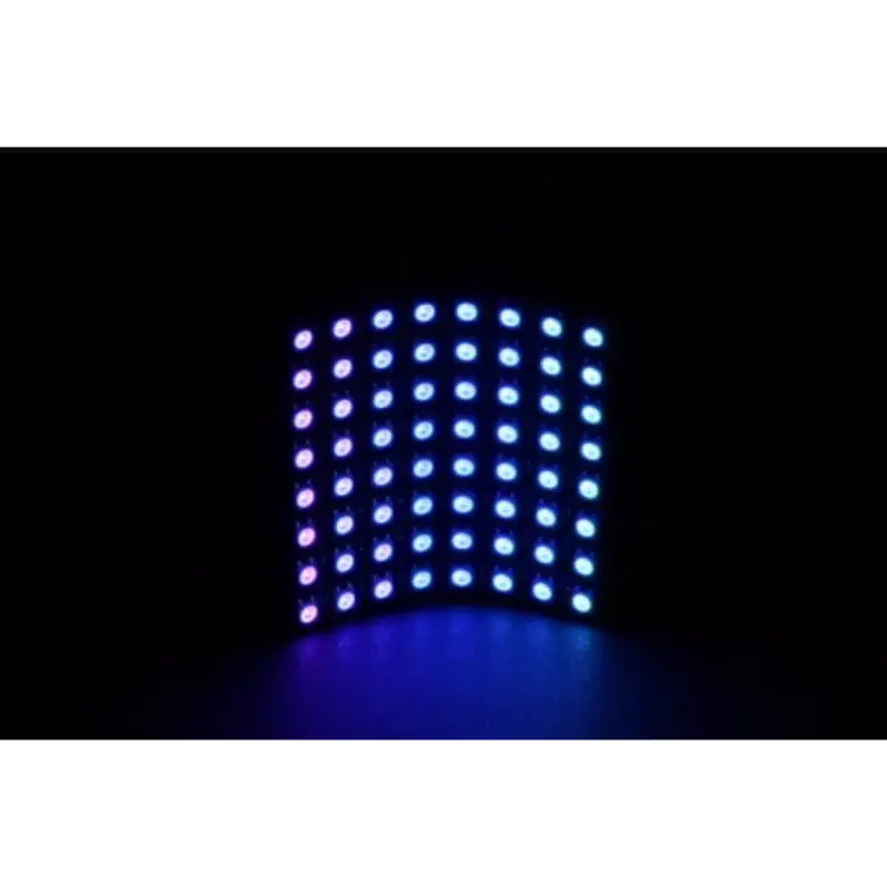 Dagu 8x8 Flexible RGB LED Matrix Display WS2812 - RobotShop