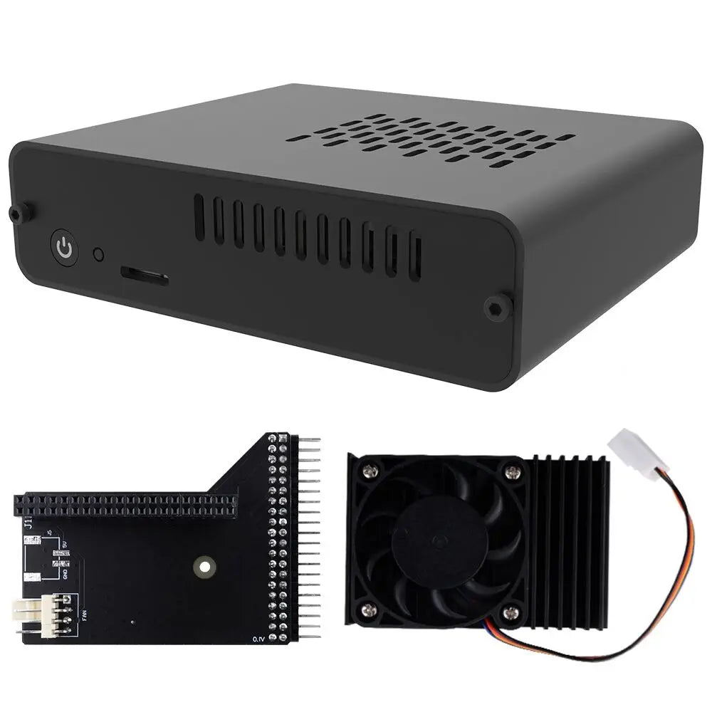 DeskPi Jetson Nano Case w/ PWM Fan for Jetson Nano Developer Kit ...