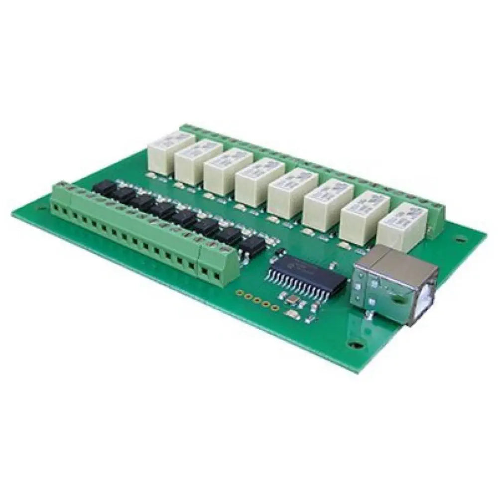 Devantech 8-Channel, 1A Optically Isolated USB Relay Module - RobotShop