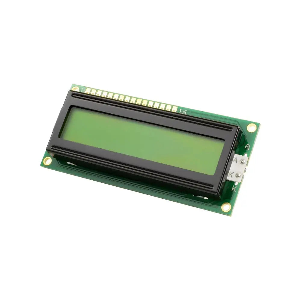 Devantech 16x2 Green LCD Display - RobotShop