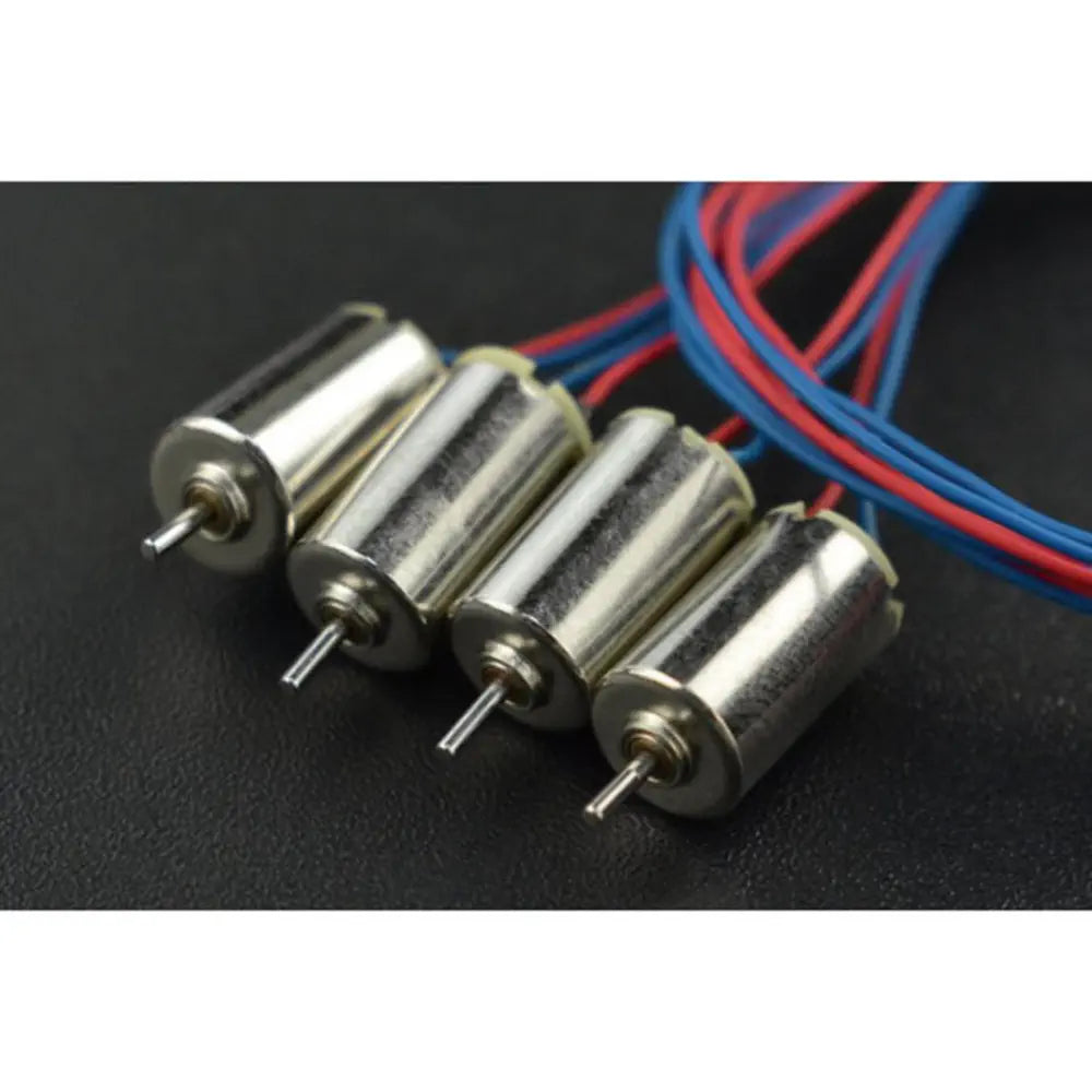 DFRobot Coreless Micro Motor 6x10mm (4pcs) - RobotShop
