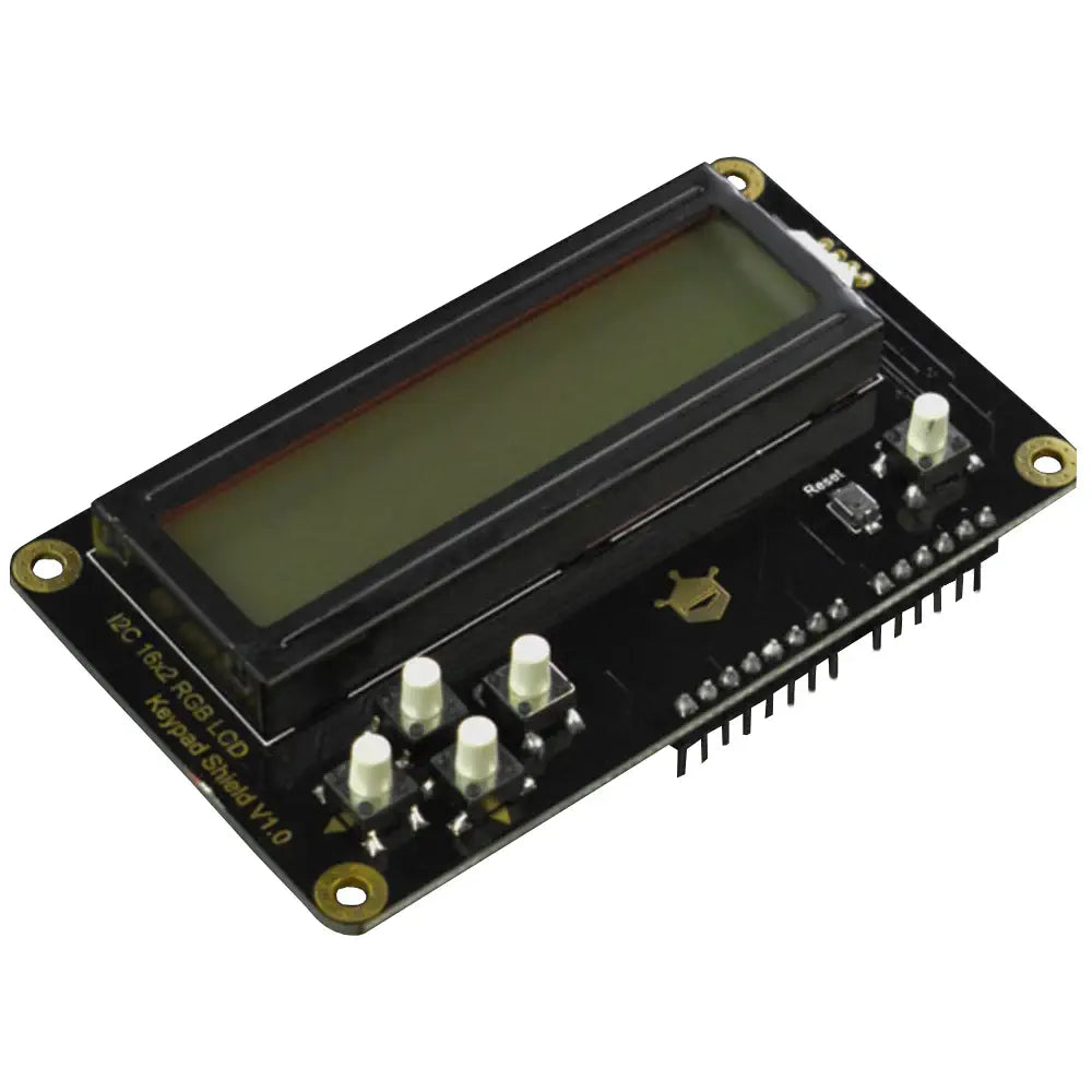 DFRobot I2C RGB Backlight LCD 16x2 Display Module for Arduino (Black ...