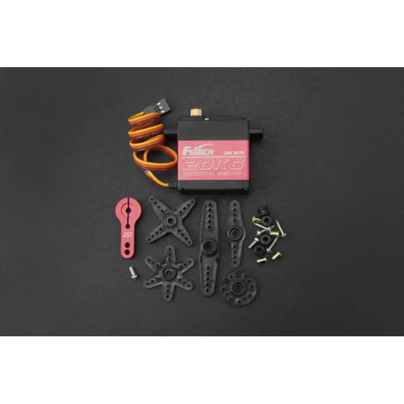 DFRobot High Torque Waterproof Digital Servo w/ Magnetic Encoder (25KG ...