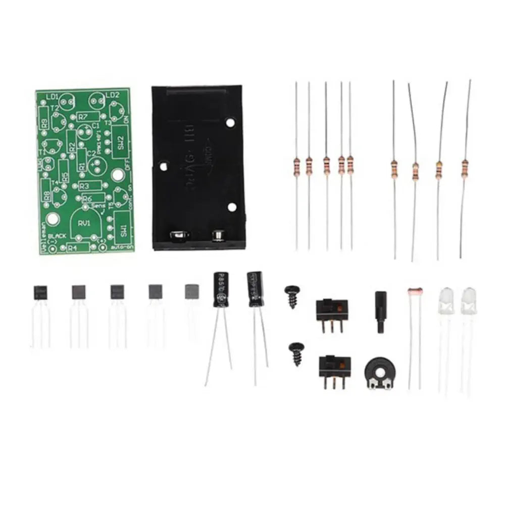 Dual Super Bright Flashing Red Lights Soldering Kit - RobotShop