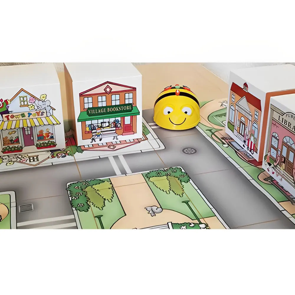 TTS Bee-Bot Programmable Robot with 3D Community Construction Kit ...