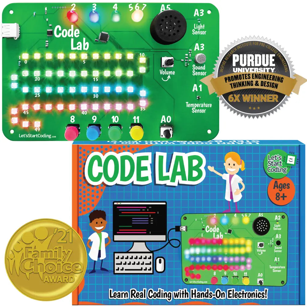 Kit de Programación Todo Incluido Code Lab para Niños de 8+ | Juguete ...
