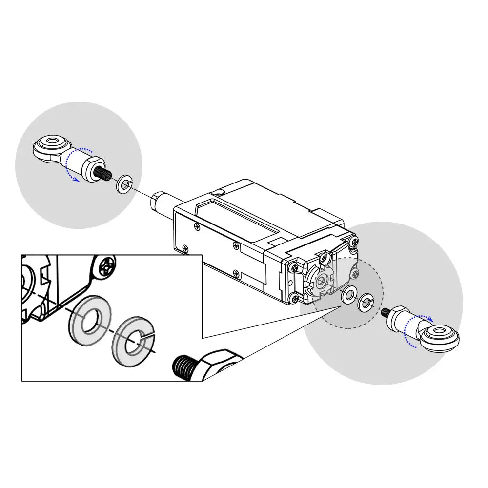 Ball End Bearing Pair for Mightyzap - RobotShop