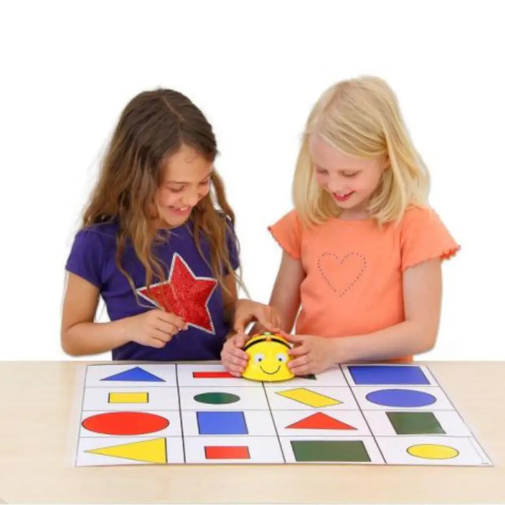 TTS Bee Bot & Blue Bot Shapes, Colors & Sizes Floor Mats - RobotShop