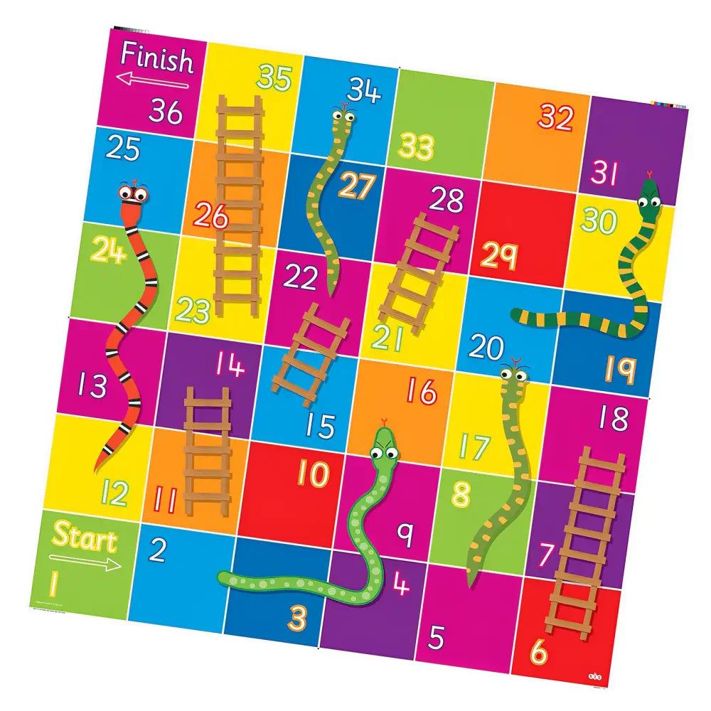 TTS Snake & Ladders Activity Mat for Bee-Bot and Blue-Bot Coding Toy ...