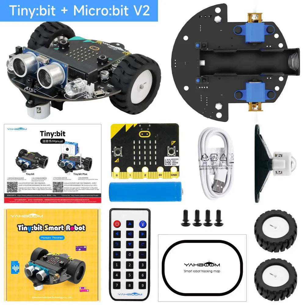 Yahboom Tiny:bit Smart Robot Car for STEM Coding Education, Powered By ...