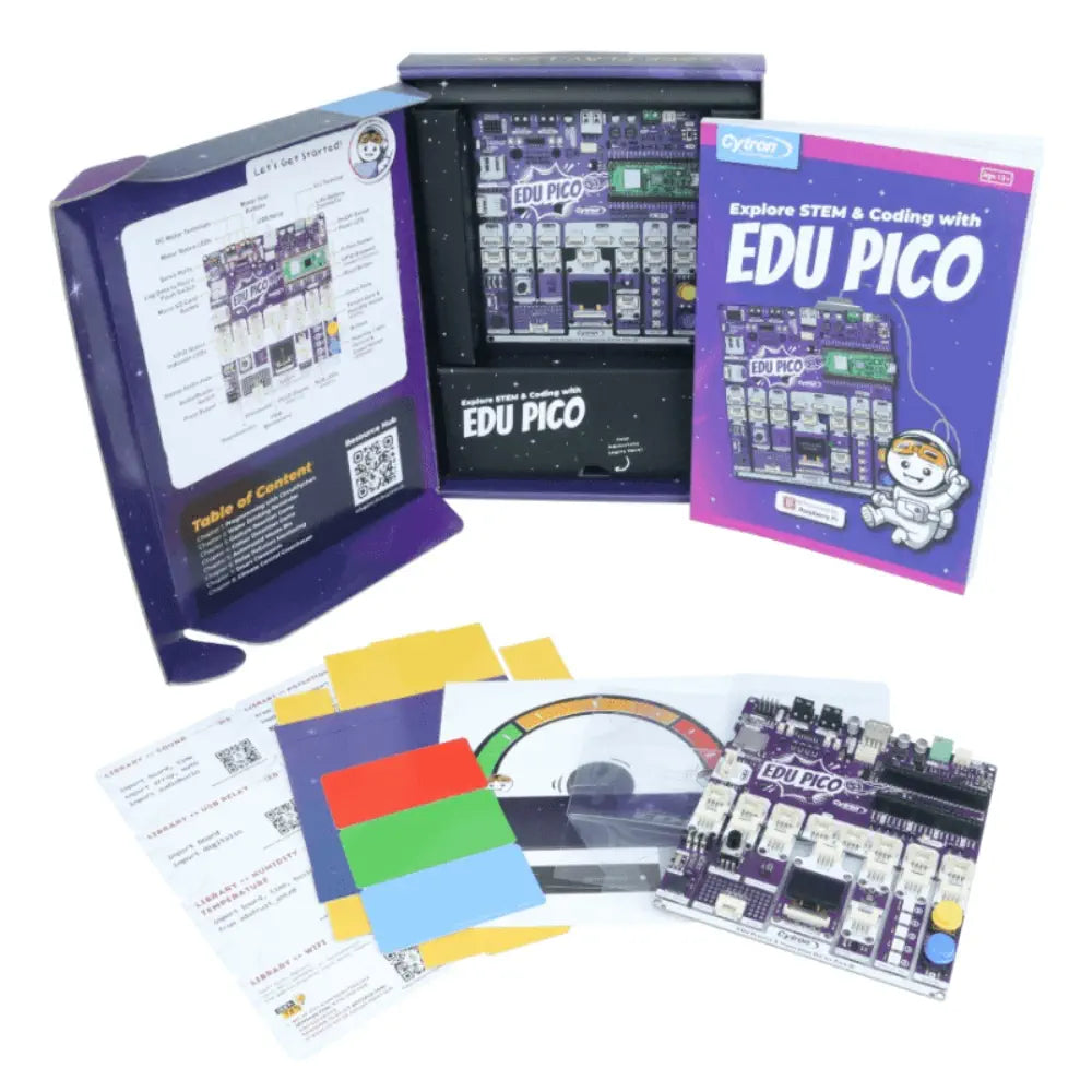 EDU PICO: Project & Innovation Kit for Raspberry Pi Pico W - RobotShop