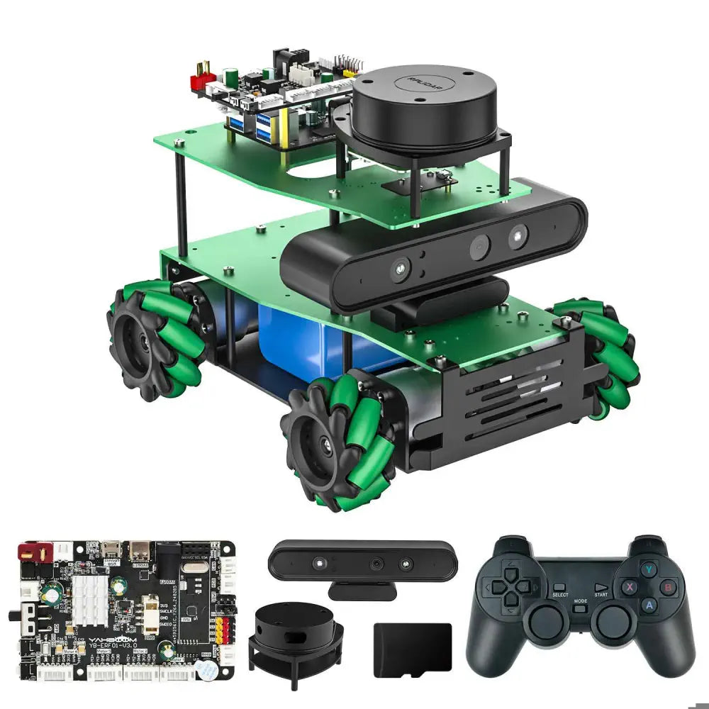 Yahboom ROSMASTER X3 ROS2 Robot with Mecanum Wheel Support SLAM Mapping ...